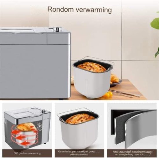 Gratyfied - broodbakmachine - broodsnijmachine - broodbakmachines | bol