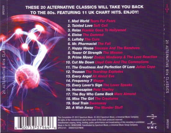 20 Alternative 80s Classics, various artists | Muziek | bol