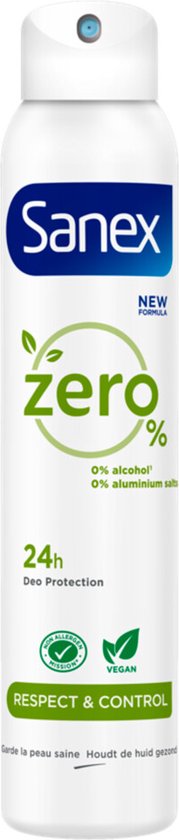 3x Sanex Deodorant Spray Zero% Normal Skin 200 ml | bol