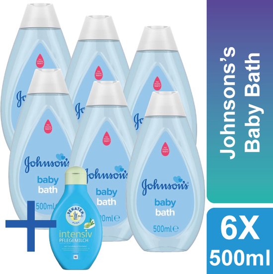 Badzeep voor Baby's - Johnson's - Baby Bath - Inclusief 40 ml Baby ...