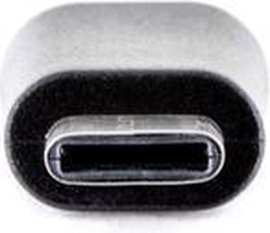 Ednet 84327 tussenstuk voor kabels USB Micro-B USB-C Zwart | bol