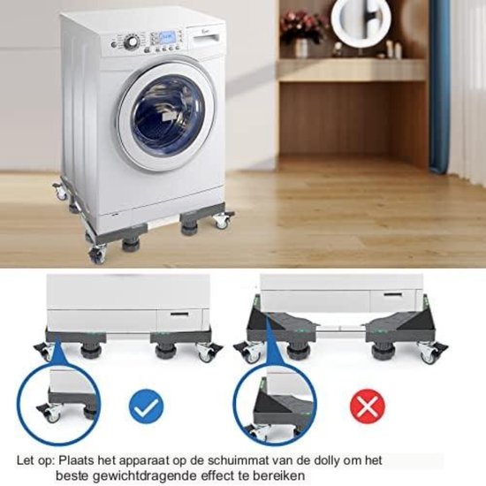 Wasmachine Verhoger - Wasmachine Sokkel | bol