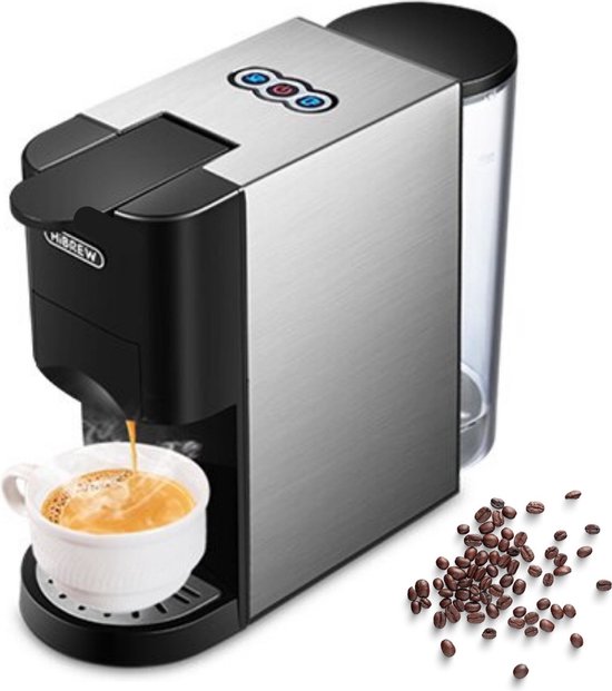 Happyment 4 in 1 Koffiemachine - Koffiezetapparaat - Koffie Automaat - Automatisch -... | bol