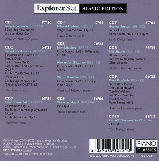 Various Artists - Explorer Set: Slavic Edition (10 CD), various artists | Muziek | bol