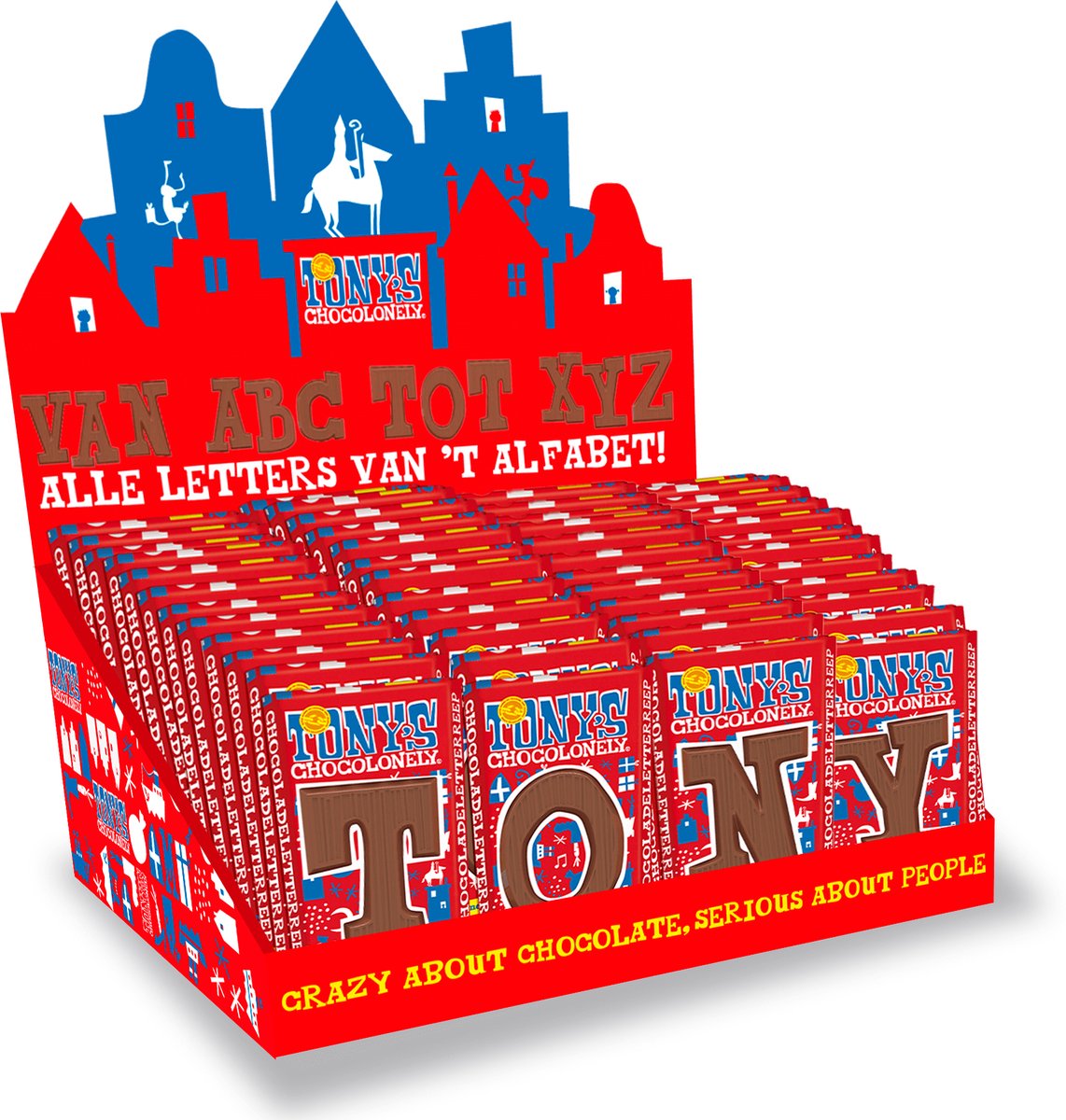 Tony's Chocolonely Chocolade Letters Display Alfabet A-Z ...