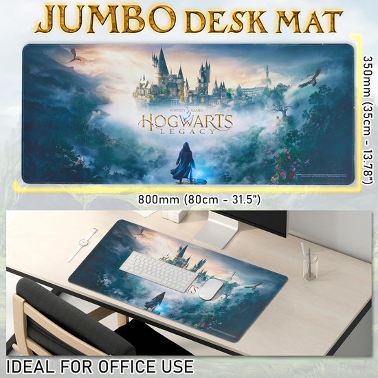 Harry Potter Hogwarts Legacy Gaming Muismat Grote Bureau Mat 80 x 35 cm ...