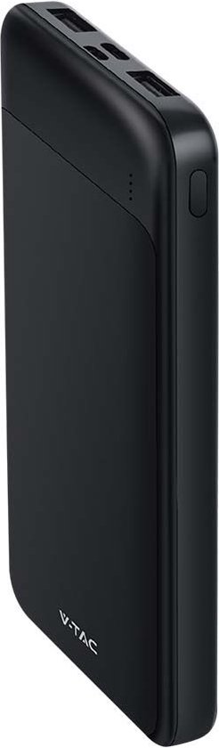 V-TAC VT-10005-B Oplaadbare Power Bank - 10000mAh - Zwart - Modelnr ...