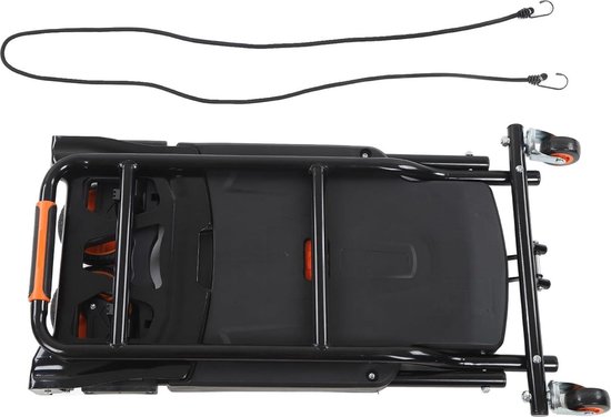 2-in-1 foldable transport trolley - hand truck and parcel trolley with ...