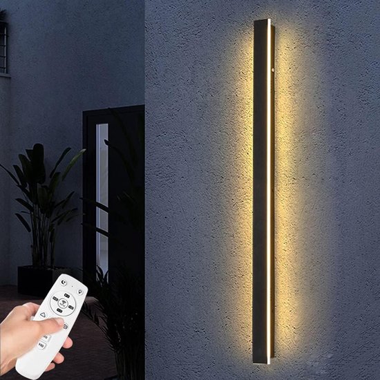 Moderne Dimbare Buiten Binnen LED Wandlamp Met Afstandsbediening ...