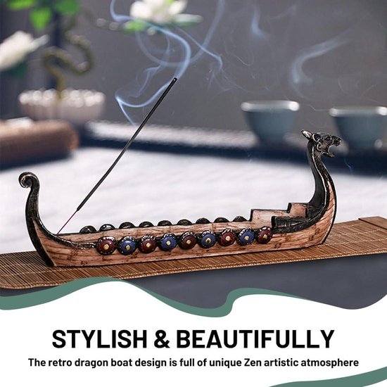 Mrs. Jones Retro Draak Boot Wierook Houder - Stok Houder Brander ...