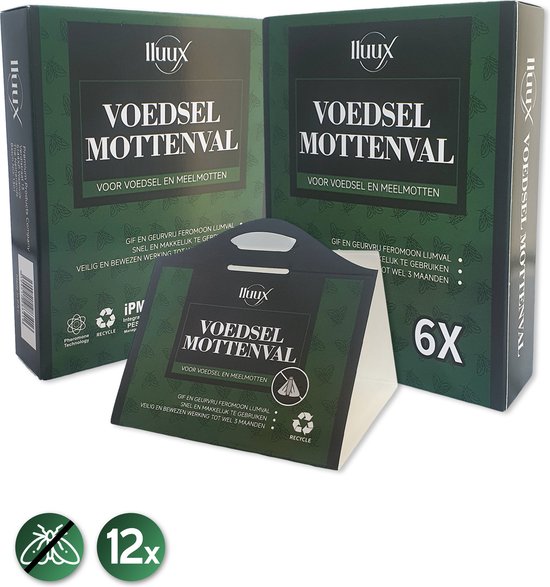 Mottenval voor Keuken of Voorraadkast - Set van 12 Stuks ...