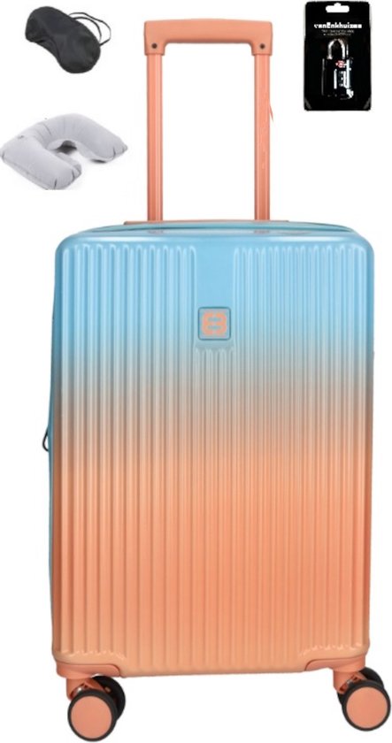 KLM & Transavia Handbagage Koffer 55x35x25 cm - Cabin Size Koffer - Air ...