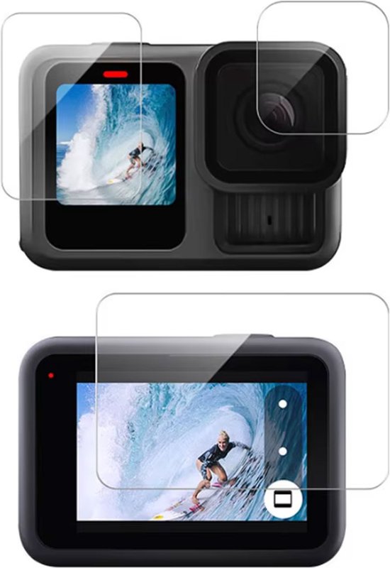 Screenprotectors geschikt voor GoPro Hero 13 Black - Tempered Glass Screenprotectors –... | bol