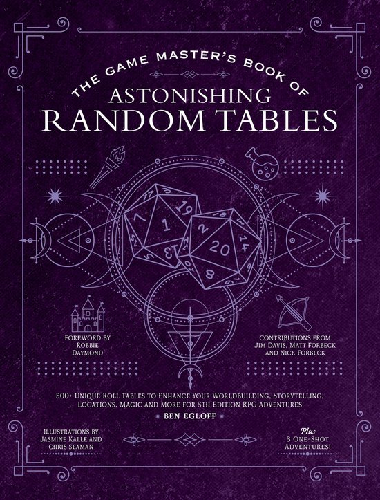 The Game Master's Book of Astonishing Random Tables, Ben Egloff ...