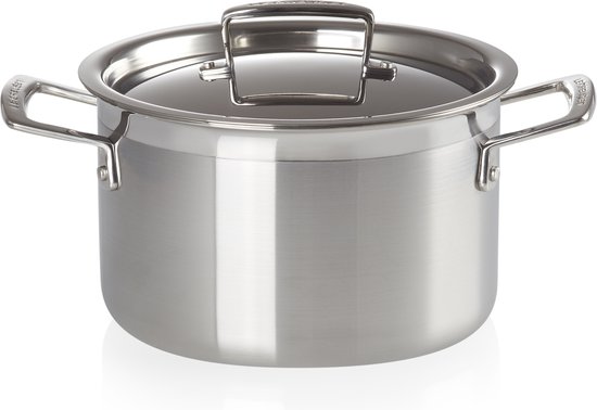 Le Creuset RVS Kookpan 18cm 2,3l | bol