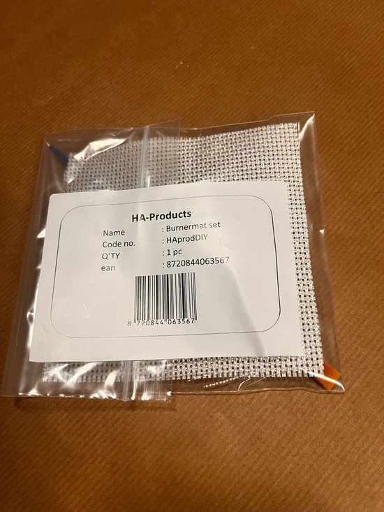HA-products, Brandermat, origineel materiaal, 10x10cm incl lijm ...