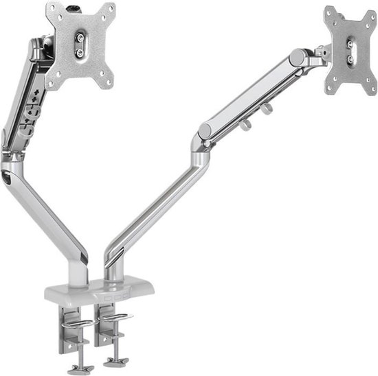 Verstelbare Dubbele Monitorarm voor 17"-32" Schermen ...