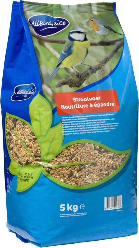 Allbirds&Co Strooivoer Vogels - Voer - 5 kg | bol