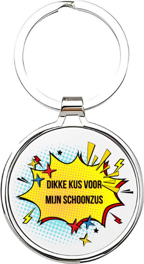 Akyol - Dikke kus voor mijn schoonzus Sleutelhanger - zus - De liefste ...