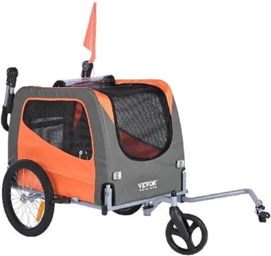 Luxe 2 in 1 Fietskar – Hondenaanhanger – Met Jogger Functie ...