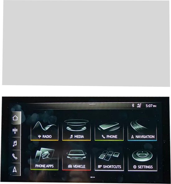 Screenprotector voor Audi A1 - Matte Anti-Glare - Zelfhelend - Anti ...