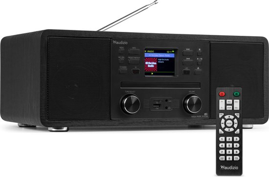 Audizio Avola Radio met Bluetooth - DAB+/FM en CD Speler | bol