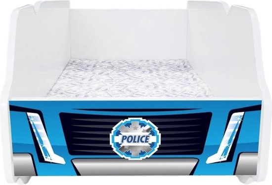 Top Beds Truck Peuterbed - 70x140 cm - Politie - Inclusief Matras | bol