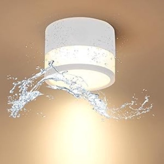 Badkamerlamp Plafond - Plafoniere Badkamer - Lamp voor in de Badkamer ...