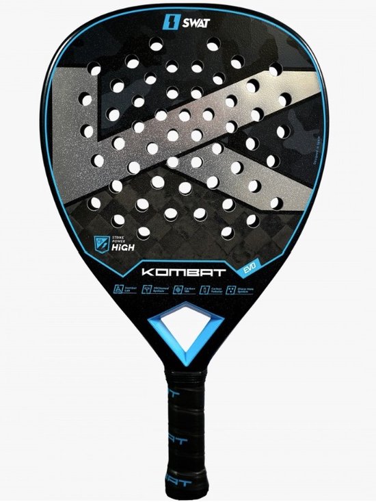 Kombat Padel SWAT 18K Racket - Kracht en controle - Diamantvorm - 2025 ...
