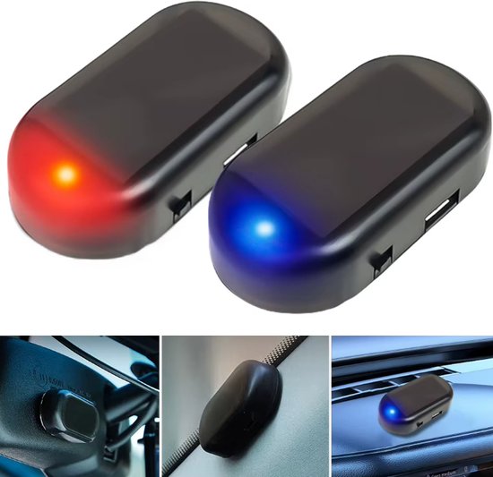 TLVX Draadloze Knipperende LED indicatie lampje Rood – Rode LED Auto ...