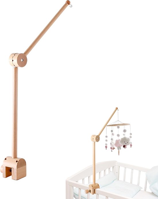Boxmobiel - Mobiel Houder - Wieg Mobiel - Baby Mobiel Houder Hout ...