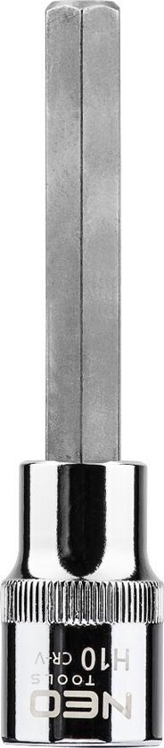 Neo Tools Inbusdop H10 100mm 1/2 Aansluiting S2 Staal TUV M+T | bol