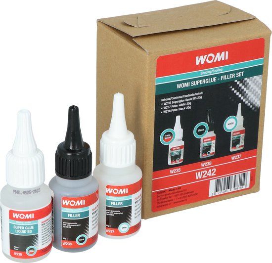 Womi 3-Delige Secondenlijm Filler set | bol