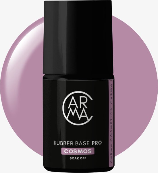 CARMA COSMETICS RUBBER BASE COAT - COSMOS - BIRTH FLOWER OCTOBER | bol