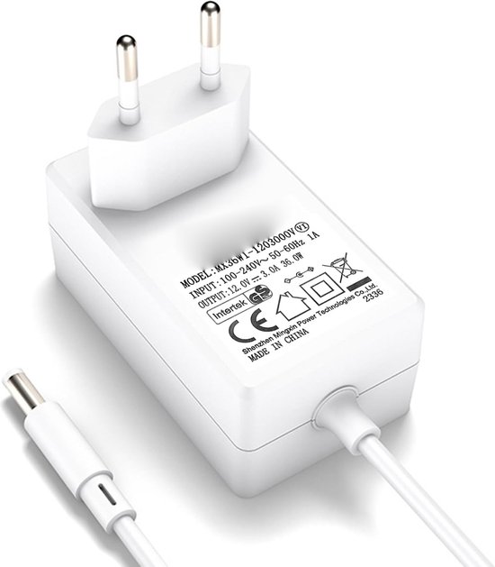 12V 3A 36W LED Strip Power Supply - Adapter - 1,5 Meter Kabel - AC 100 ...