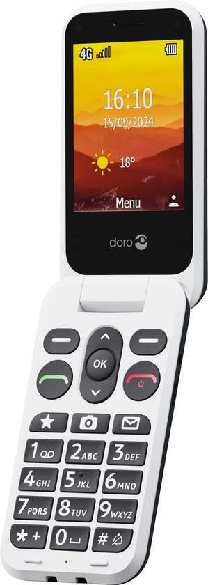 Doro Leva L20 Senioren Telefoon - Klaptelefoon met SOS-knop en 4G | bol