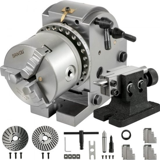 Indexeerkop - Verdeelkop - 100mm - MT2 - Zilver - HT200 RVS | bol