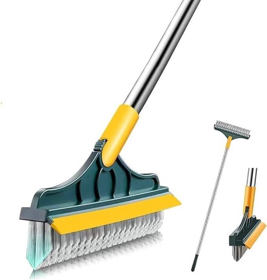 Home & Marker - 3 in 1 Schrobbezem met Trekker - Schrobber met Steel ...