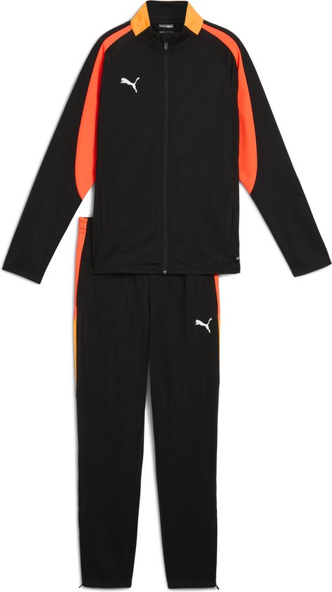 PUMA IndividualLIGA Tracksuit Jr Unisex Trainingspak - PUMA Black-Heat ...