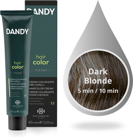 Dandy Hair Color 6 Donkerblond 60ml | bol