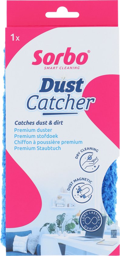 Sorbo Dust Catcher - Microvezel stofdoek - Vangt stof, haar en kruimels ...