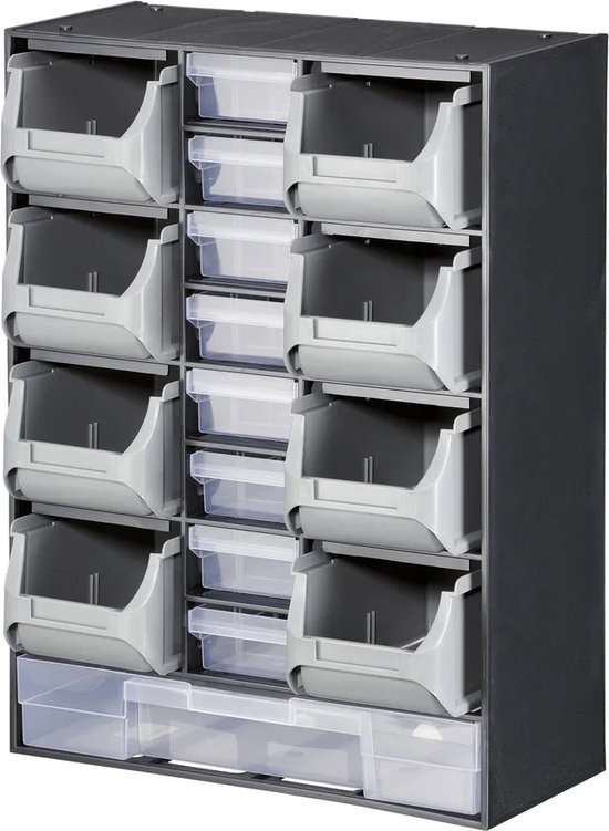 Opbergbox - Opbergkast plastic - 17 laadjes / opbervakjes | bol