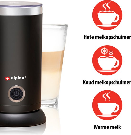 alpina Melkopschuimer Elektrisch - 230V/450W - 3-in-1 Melkschuimer ...