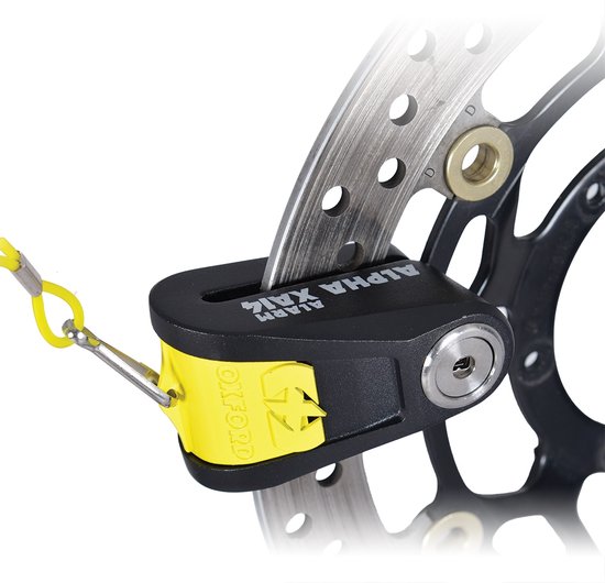 Oxford XA14 Alarm - Schijfremslot ART 4 met alarm - Handig Motorslot ...