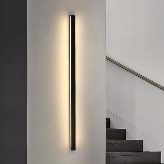 Led-wandlamp voor binnen, modern, 100 cm, 34 W, gang, warm wit ...