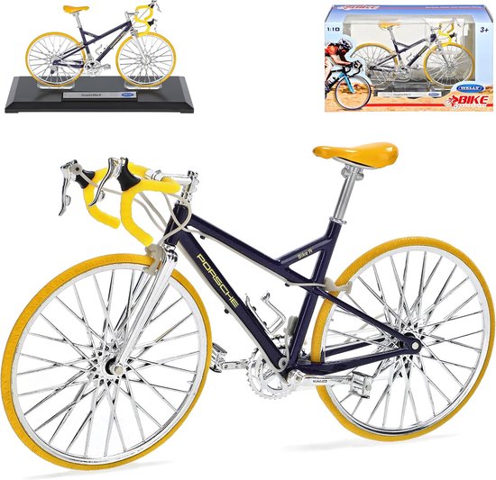 Porsche wielrenfiets miniatuur tour de France racefiets race wiel ren ...