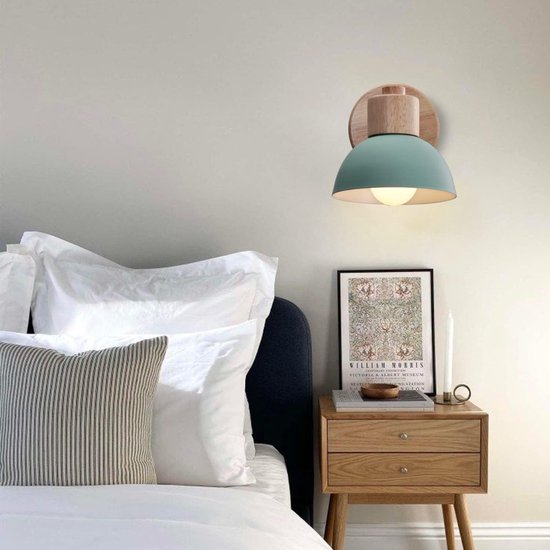 Muurlamp - Wandlamp - Vintage Muurlamp - 15 cm Verstelbare Houten ...