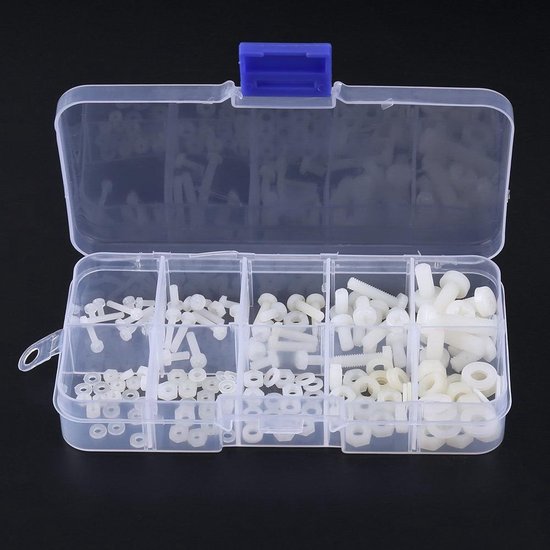 150 stuks schroevenset - bouten, moeren, sluitringen - assortiment set ...
