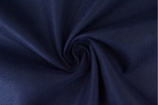 Vilt stof - 3mm dik vilt - 1 meter - Per meter - Marineblauw | bol