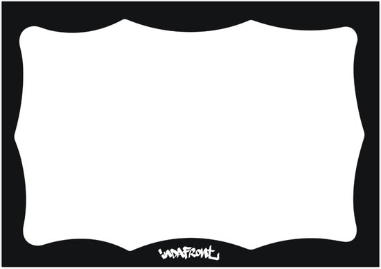 Wavy Border Stickers - Zwart - 50 Stuks | bol